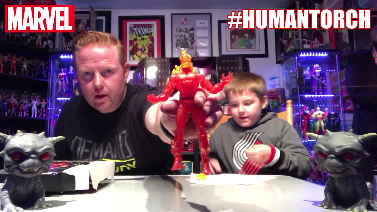 Marvel Legends Johnny Storm Review!! - YouTube