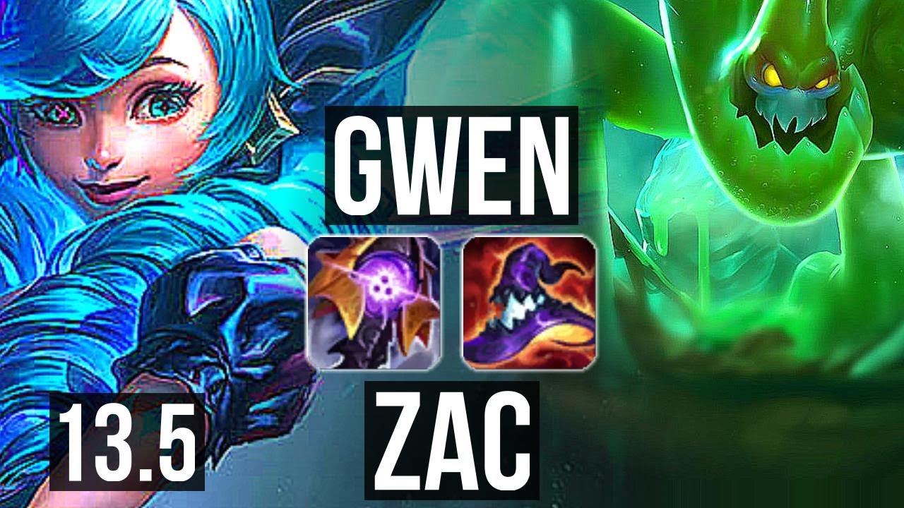Gwen Vs Zac Top 1 9m Mastery 900 Games 2 1 3 Kr Grandmaster