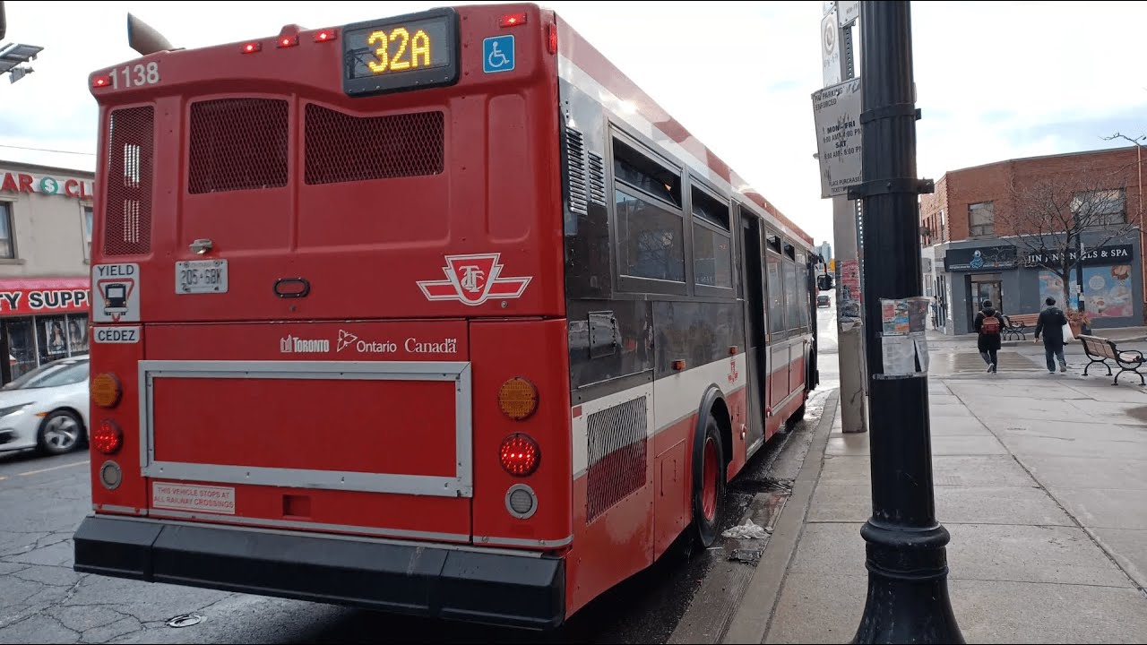 (RETIRED) TTC Orion VII OG HEV 1138 | 32 Eglinton West (Short Ride ...