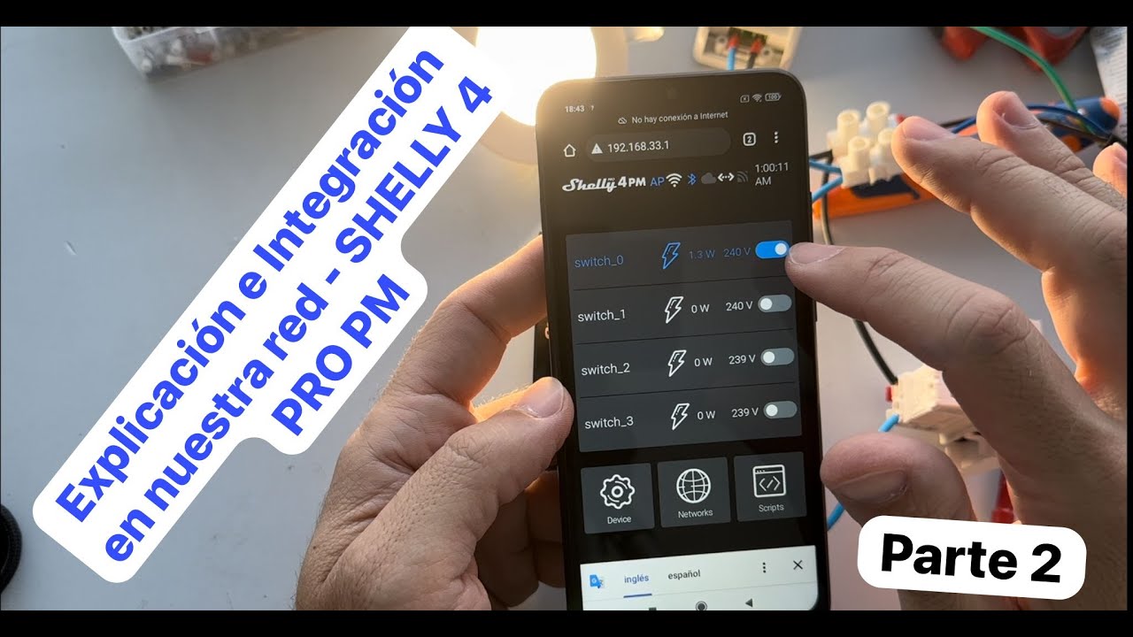 Shelly Pro 4 PM, Configuración y explicación completa. Parte 2. - YouTube