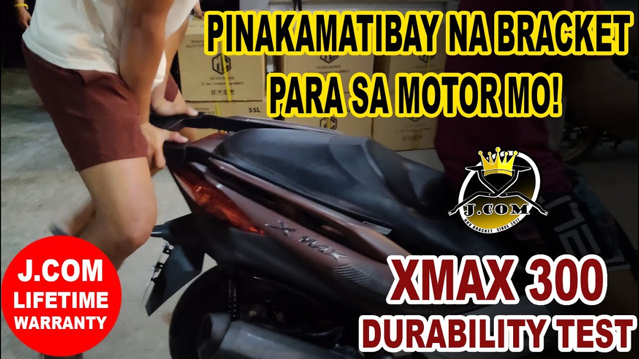 PINAKA MATIBAY NA BRACKET PARA SA XMAX 300 I J.COM BRACKET LIFETIME ...