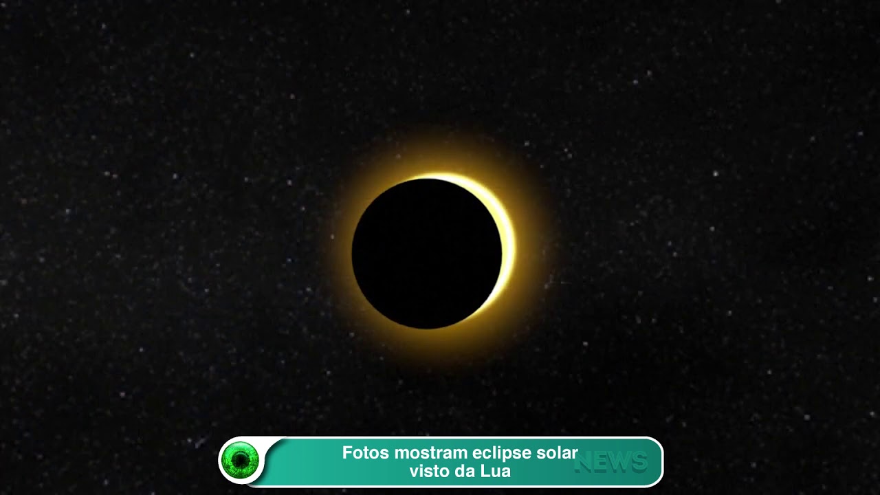 Fotos mostram eclipse solar visto da Lua - YouTube