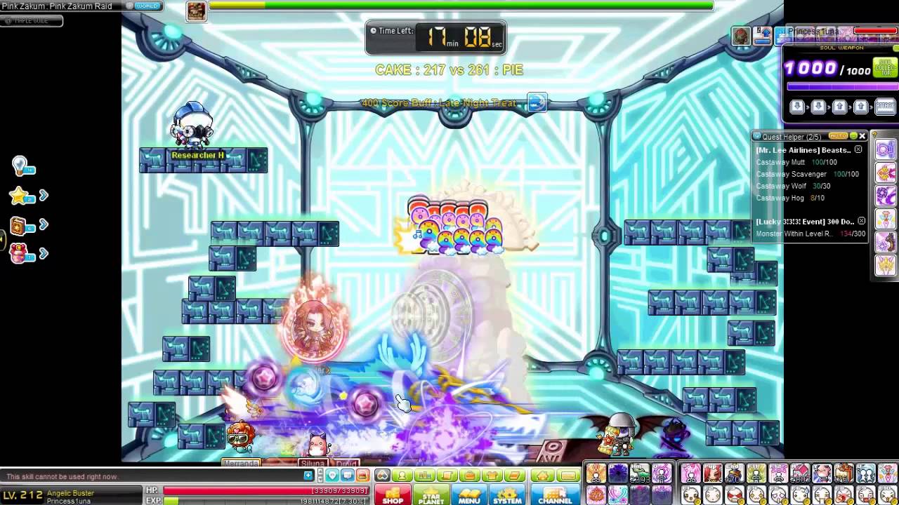 Maplestory Pink Zakum trio - YouTube