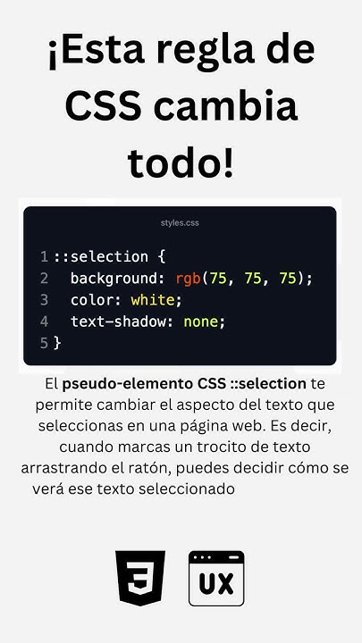 Resalta tu texto con este simple truco CSS - YouTube