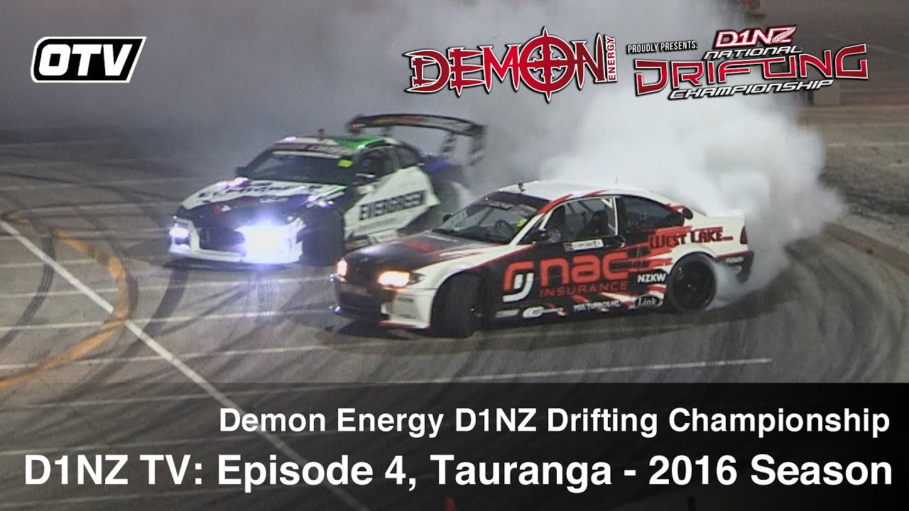 D1NZ Drifting: Episode 4 - R2 Tauranga 2016 Season (D1NZ TV3) - YouTube