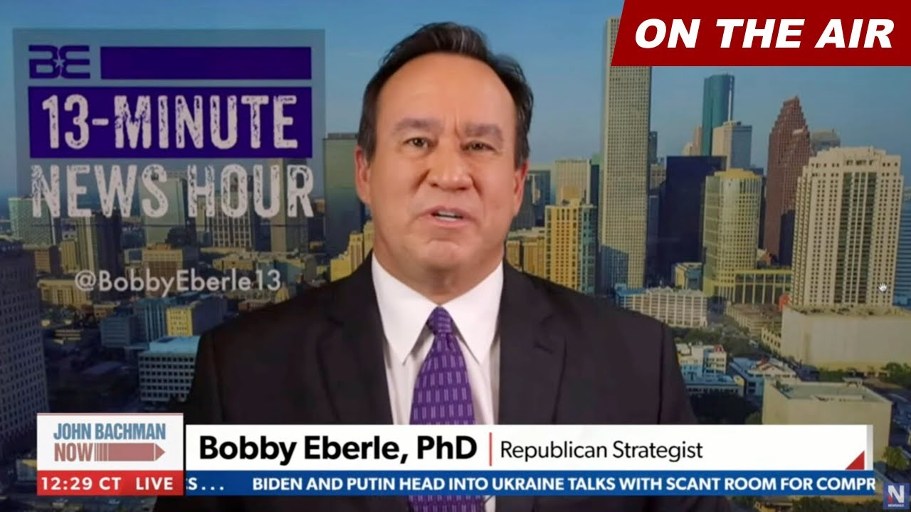 Bobby Eberle on Newsmax -- Biden Media Coverage Worse Than Trump's? - YouTube