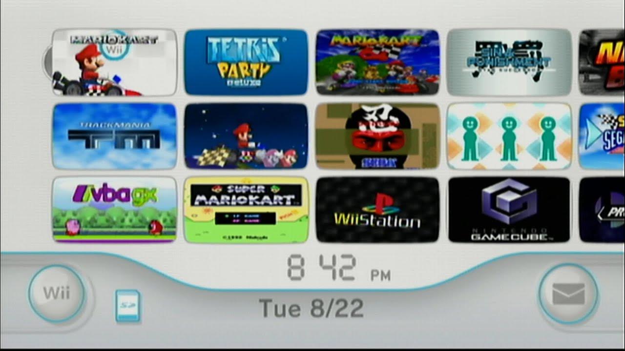 MY WII MENU - YouTube