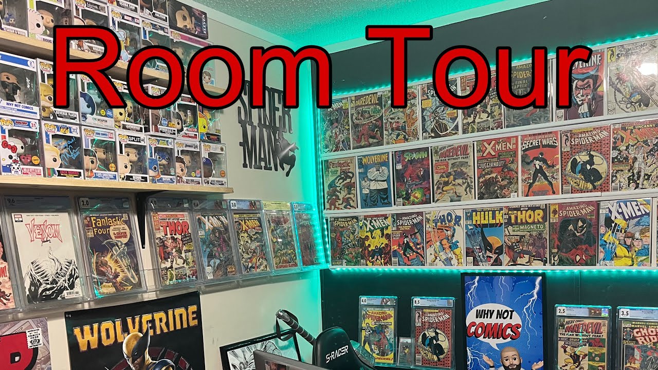 EPIC Comic Book Room Tour !!! - YouTube