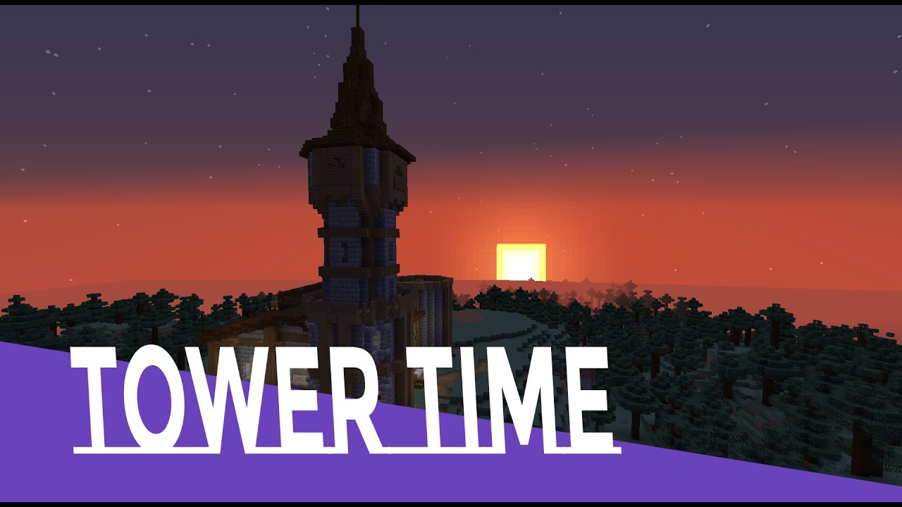 Minecraft - Spruce Forest Town Part 3: Clan Hall Tower - YouTube