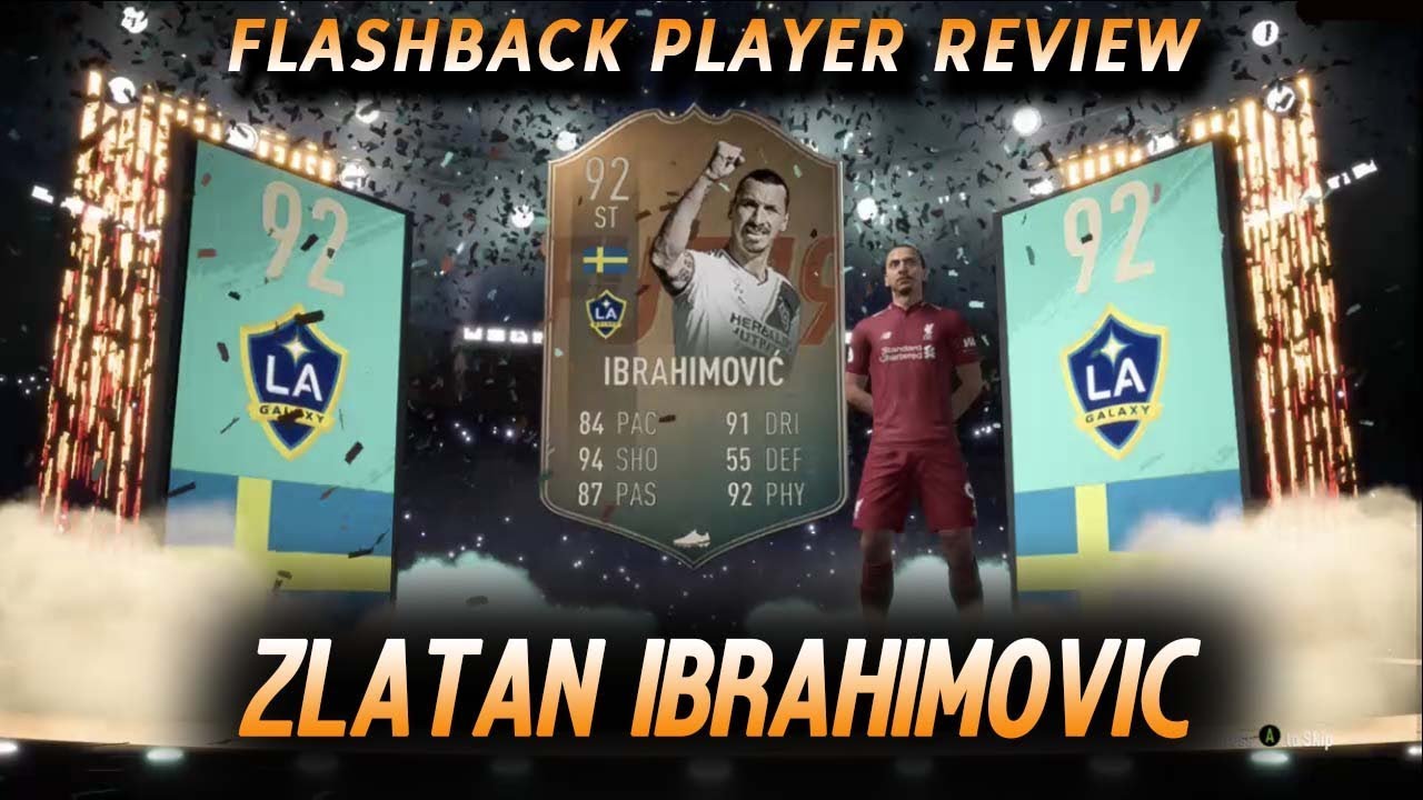 92 FLASHBACK ZLATAN IBRAHIMOVIC PLAYER REVIEW! / FIFA 19 - YouTube