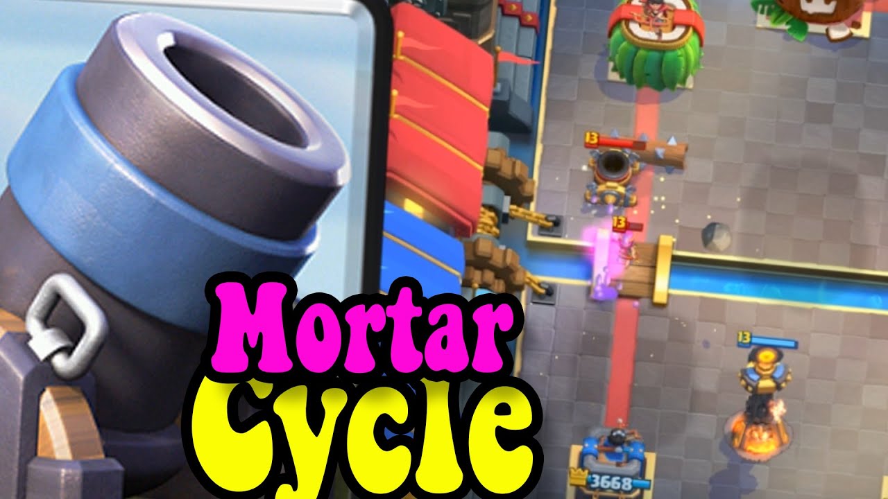 Mortar Cycle 🏆 Aaron 6900👈 Best Mortar deck in clash royale - YouTube