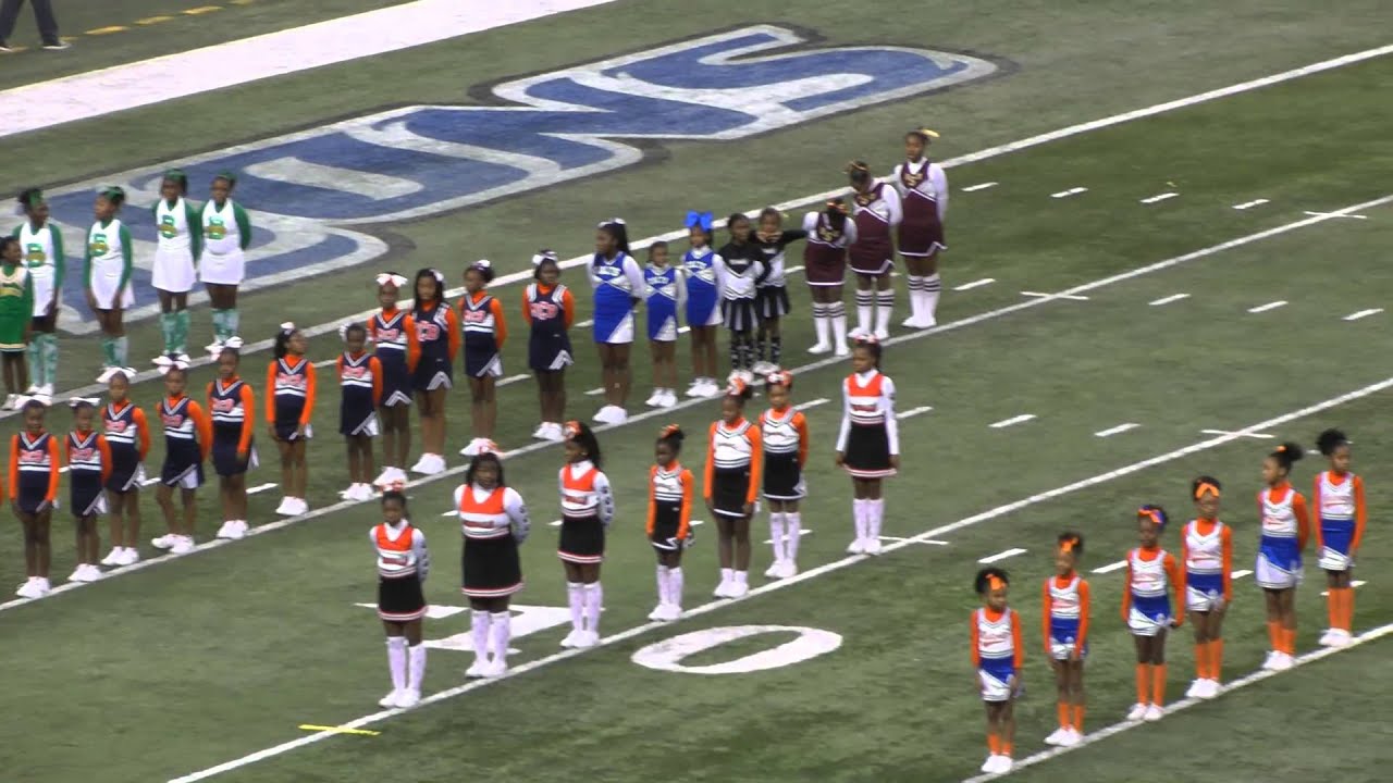 2014 Detroit PAL Football Unity Cheer & Band Performance (11-2- 2014 ...