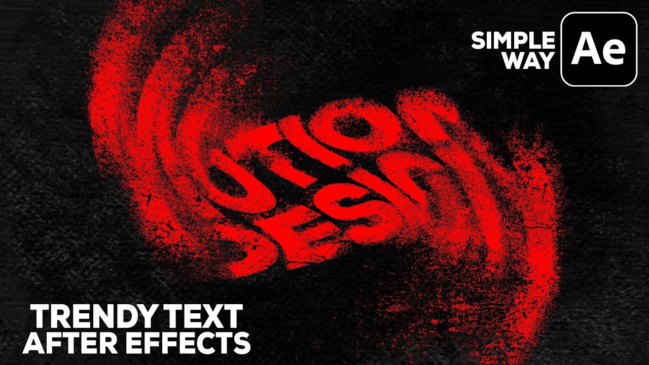 Dust Text Animation In After Effects: After Effects Tutorial - No ...