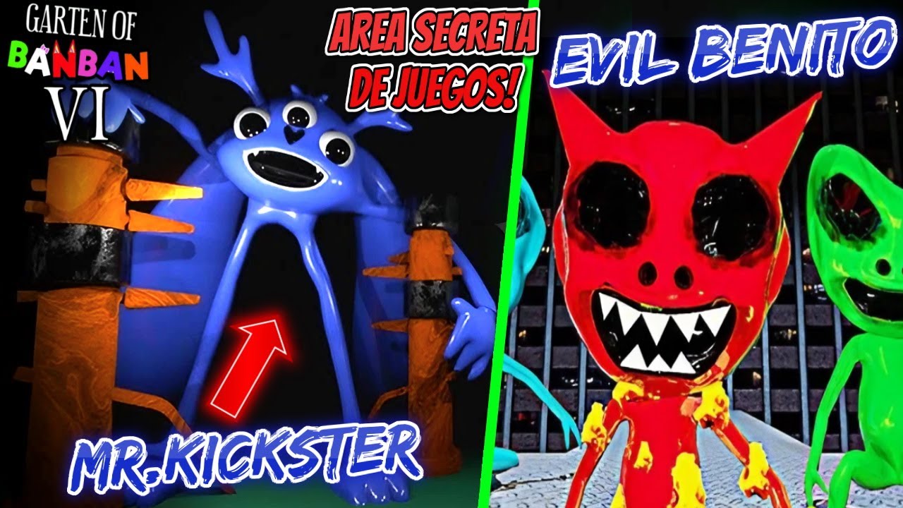 ¡DESBLOQUEAMOS EL CUARTO SECRETO DE Mr.KICKSTER Y AL EVILBENITO EN ...
