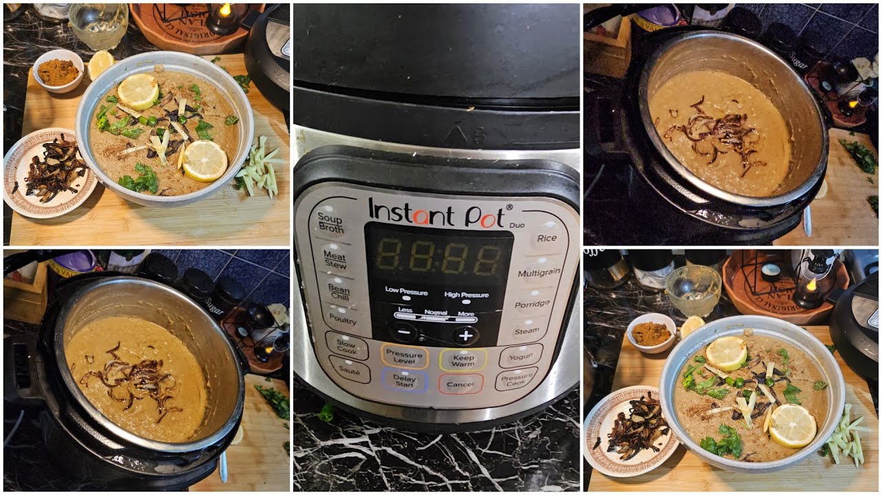 How to make Perfect Haleem in Instant Pot ||Mazadar Haleem Using Shan ...