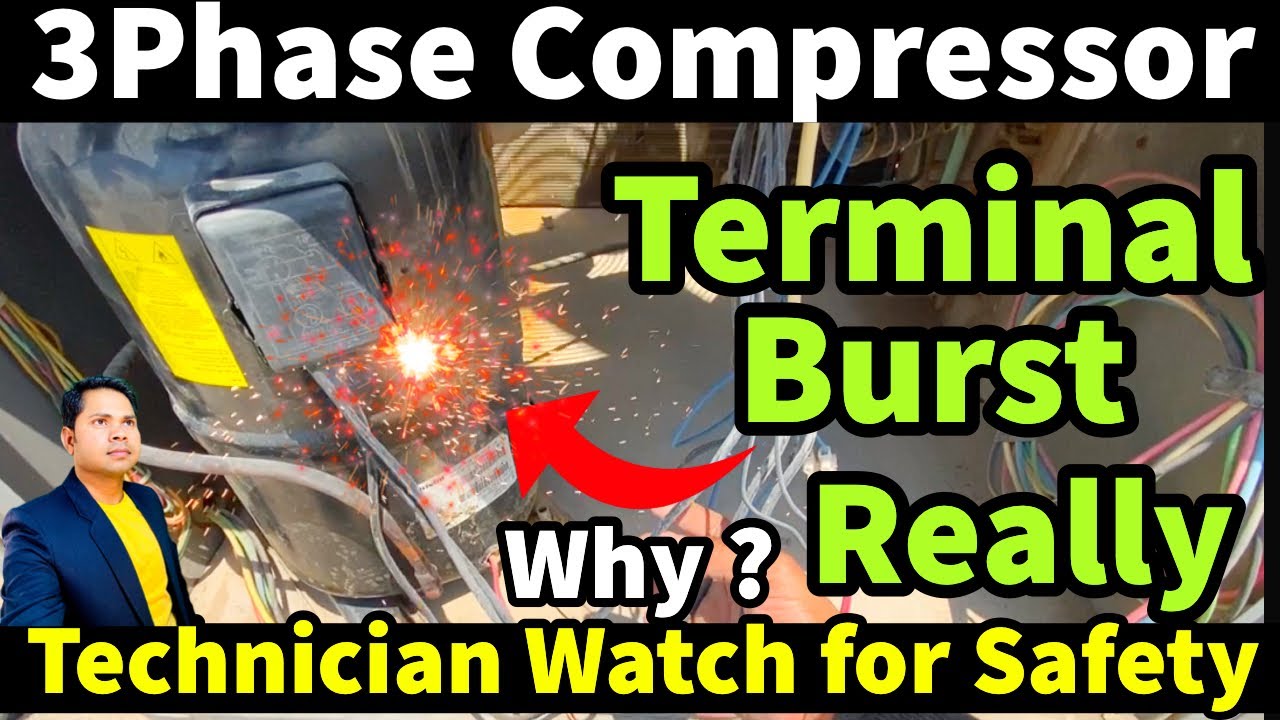 HVAC Compressor Not start compressor terminal Burned how repair Learn ...