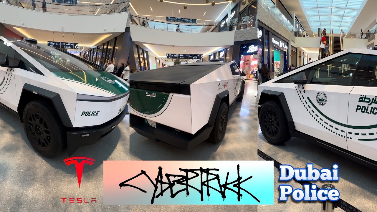2024 TESLA Cybertruck Dubai Police Car - First Look..!!🔥🔥 # ...