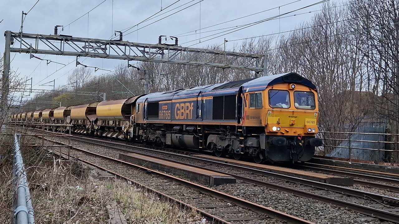 GBRF class 66765, Dudley Port. 12/3/23 - YouTube