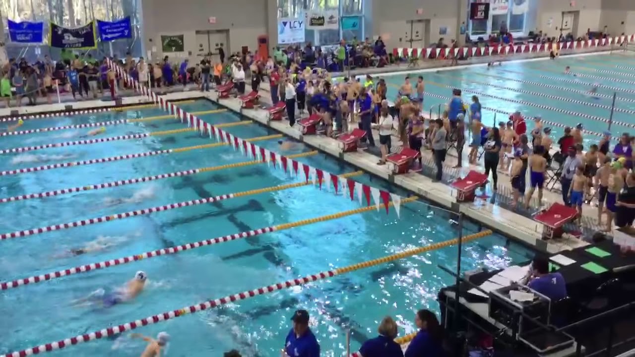 Thomas Heilman National Age Group Record in 100 Yard Fly - YouTube