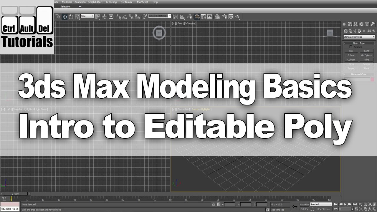 Autodesk 3ds Max - Intro To Editable Poly - YouTube