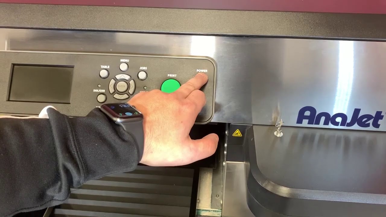 Anajet DTG mP10i - YouTube