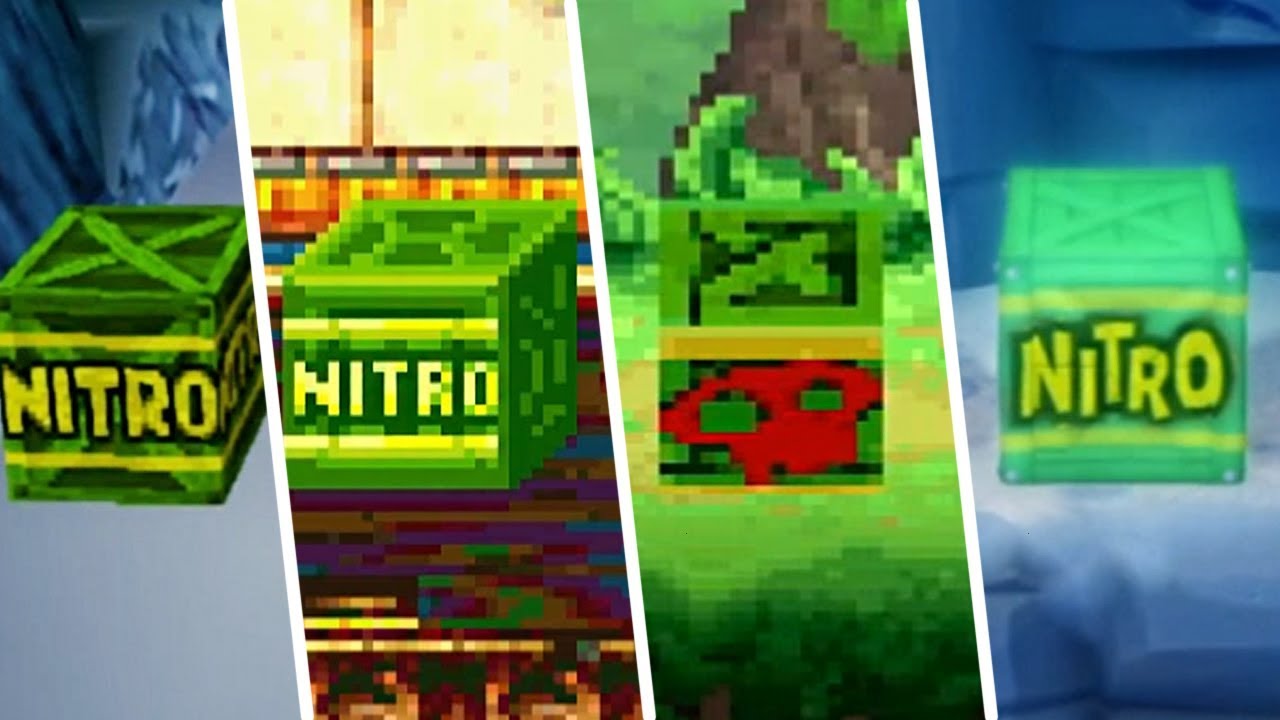 Evolution of the NITRO in Crash Bandicoot Games (Updated) - YouTube