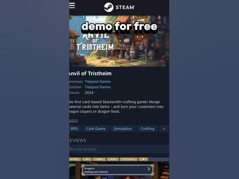 Roadmap update for my blacksmith game #anviloftristheim - YouTube