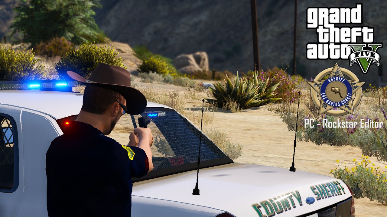 GTA 5 PC - Rockstar Editor - Los Santos County Gunman - YouTube