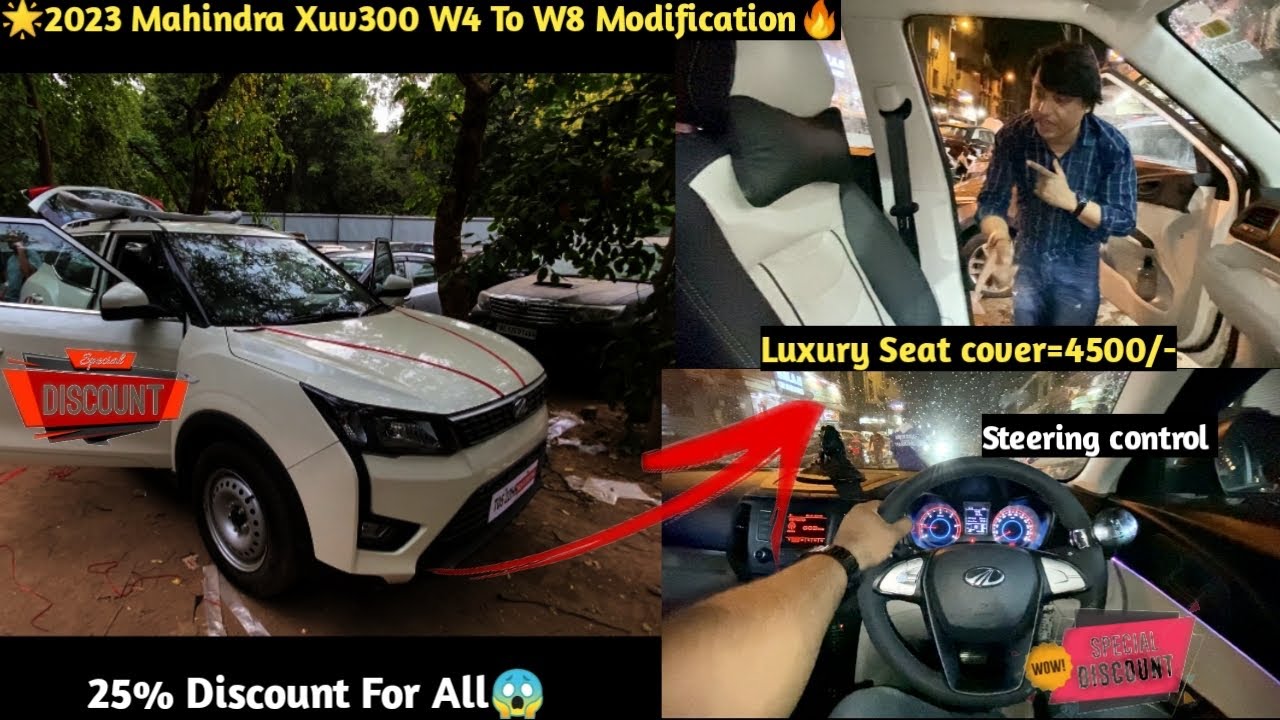 🌟 2023 Mahindra Xuv300 W4 To W8 Modification🔥 Xuv300 Modified🔥 Xuv300 ...