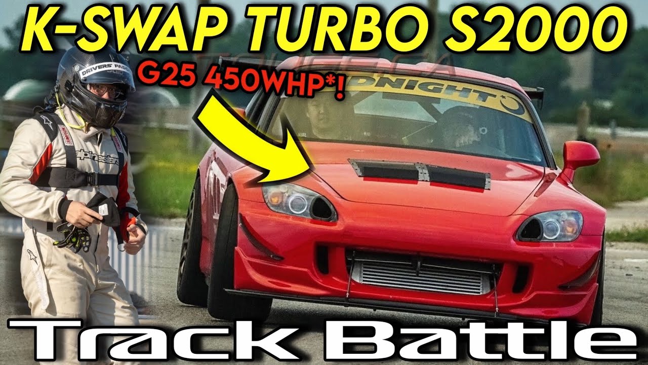 450WHP Turbocharged K24 Swapped Honda S2000 - [Track Battle, Track ...