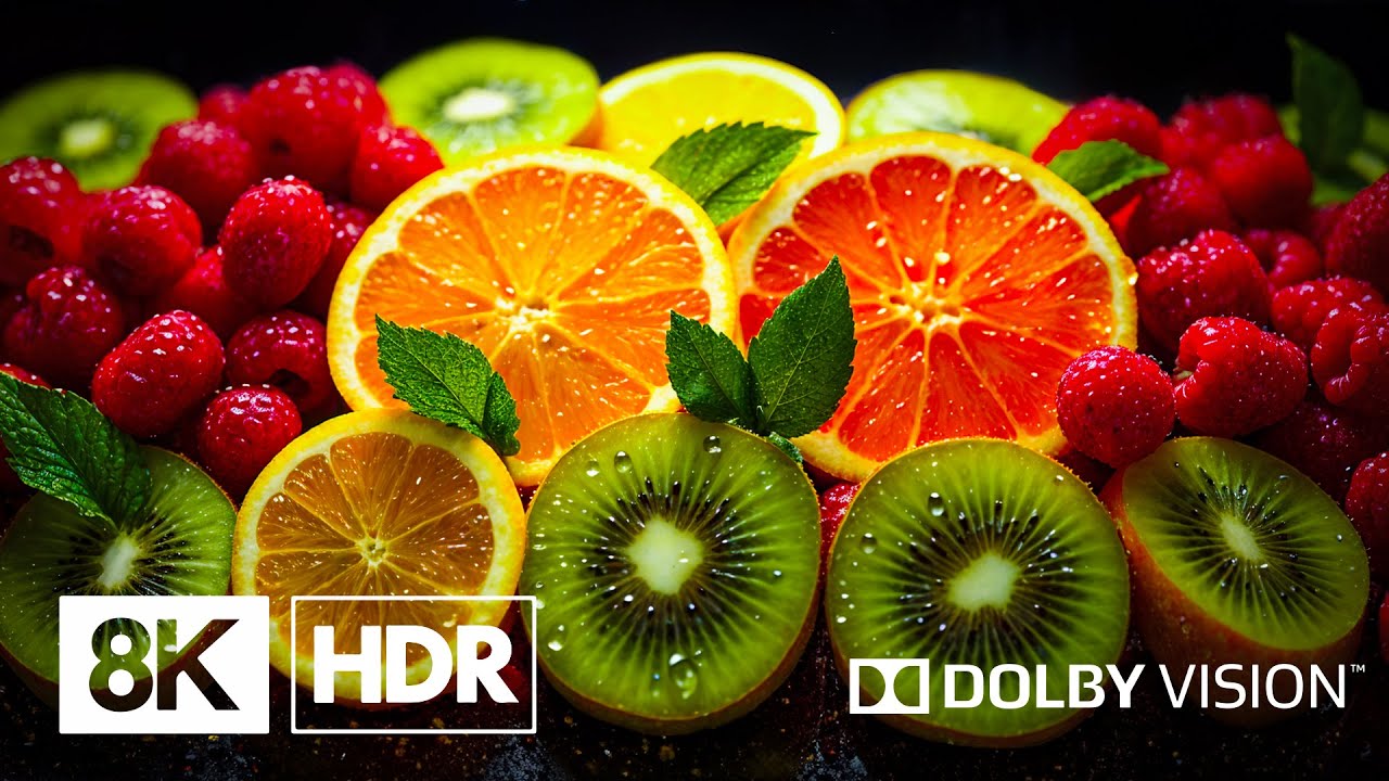 Premium Fruit in Dolby Vision™ | 8K HDR - YouTube