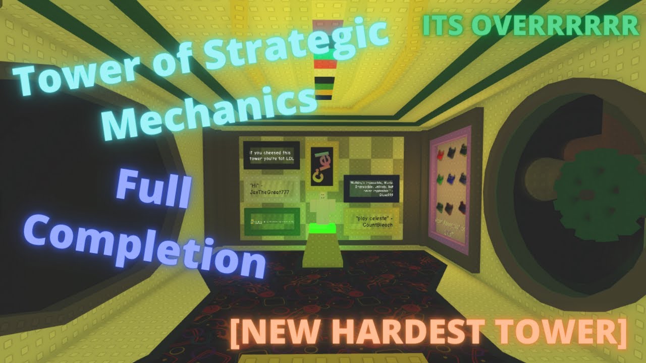 Tower of Strategic Mechanics Full Run [NEW HARDEST TOWER] - YouTube