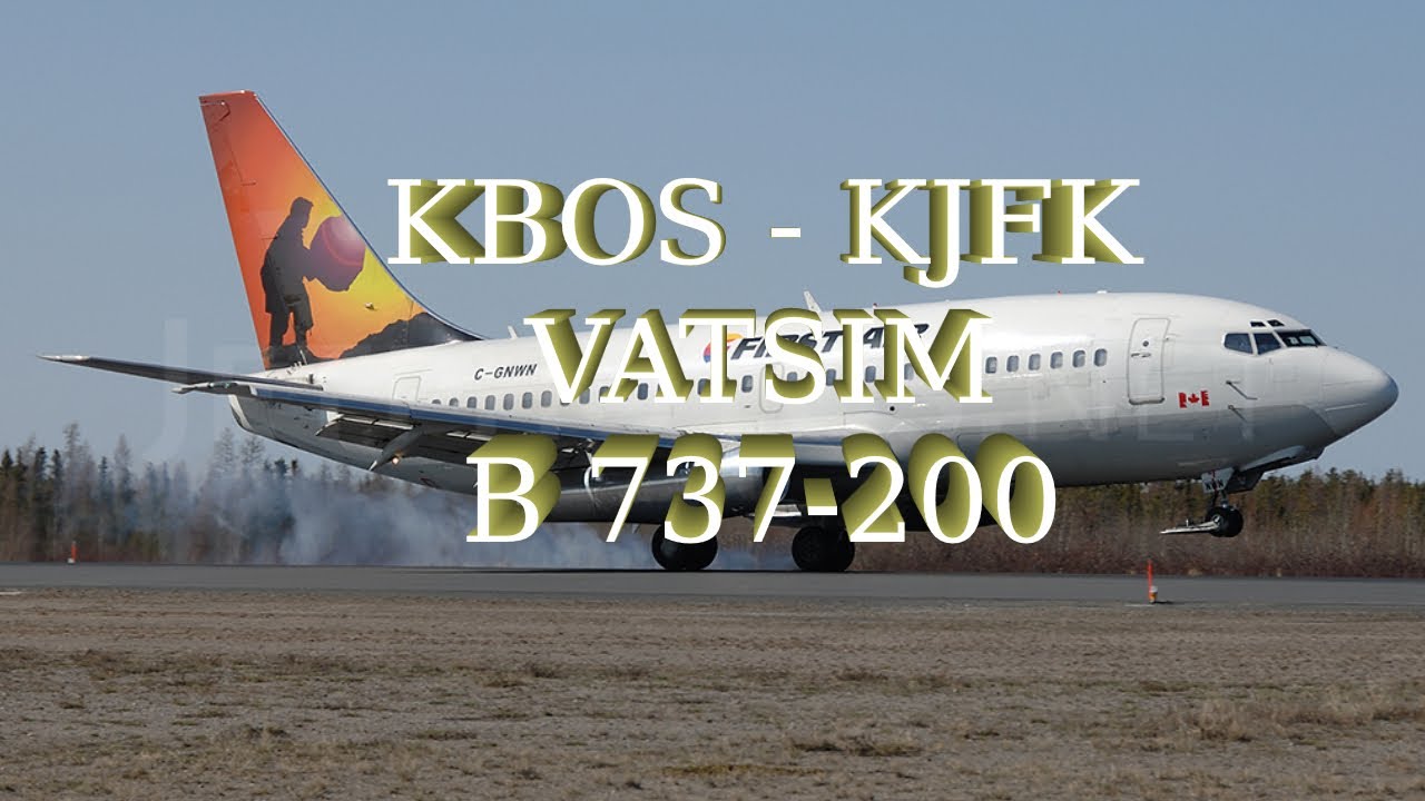 FirstAir Boeing 737 - 200 Combi Full flight KBOS - KJFK - YouTube