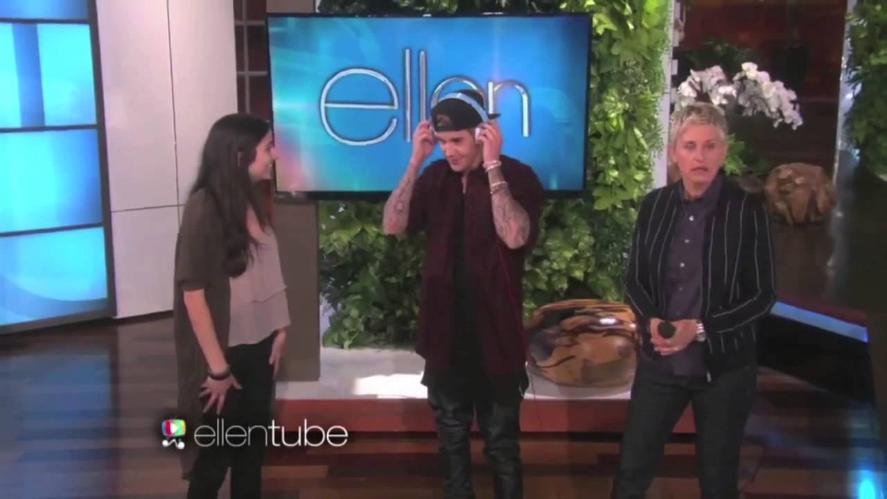 Justin Bieber jouant au Humdinger chez Ellen - VOSTFR - YouTube