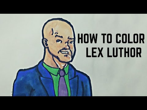 How I Color Lex Luthor - YouTube