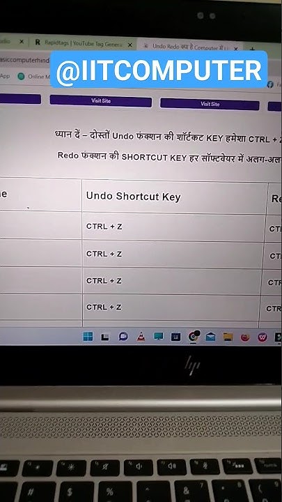 WHERE TO USE UNDO OR REDO COMMAND #viral #computer #shortvideo #viral - YouTube