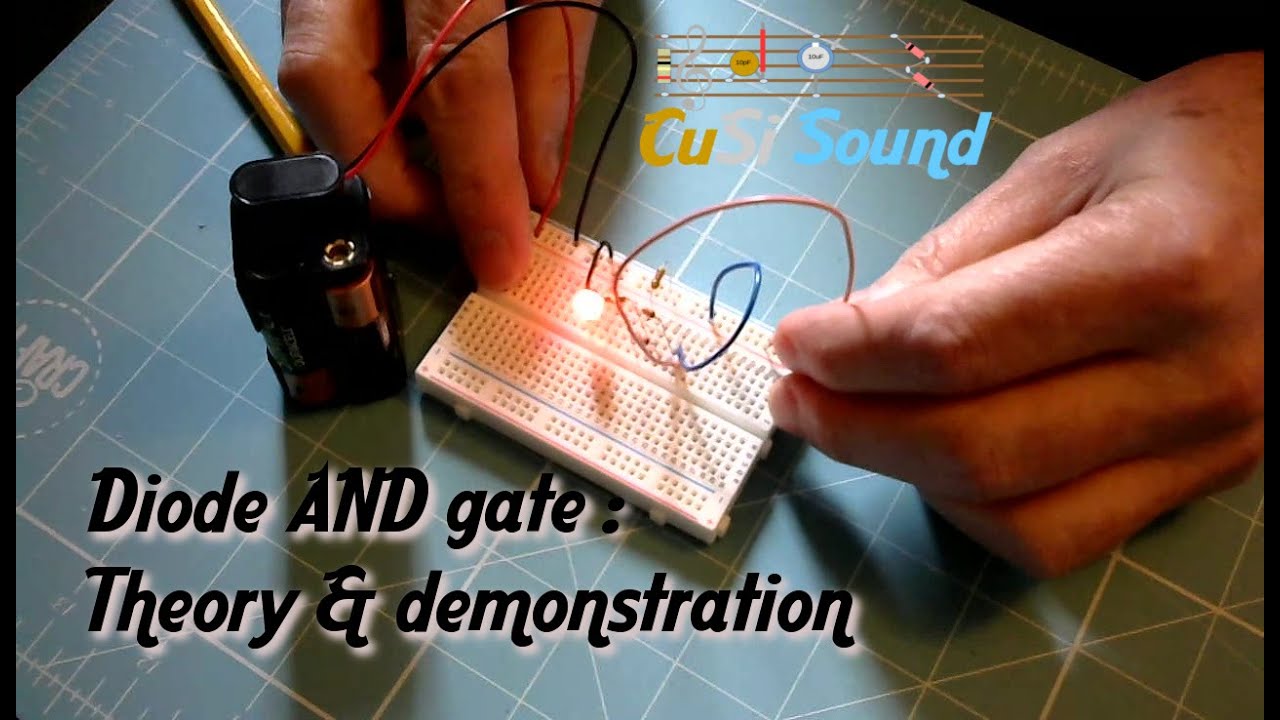 Diode AND gate: Theory & demonstration - YouTube