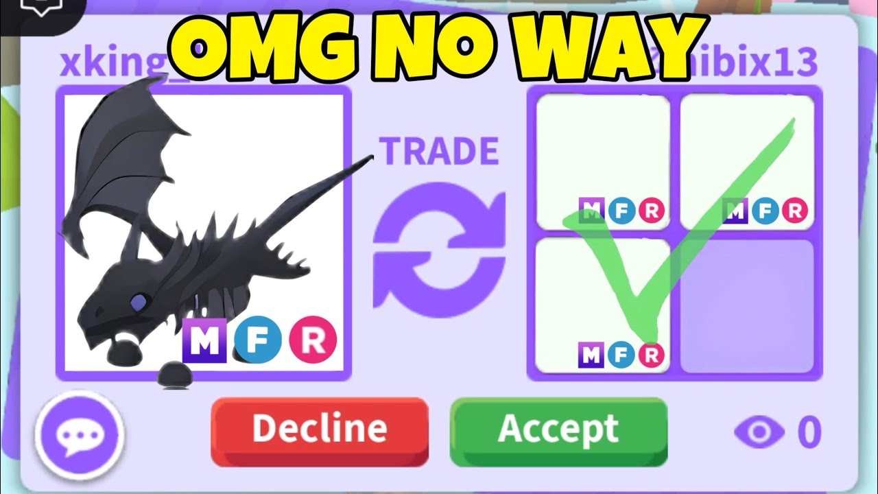 😍 ️‍🔥OMG DID I TRADE MY MEGA SHADOW DRAGON FOR HUGE WIN⁉️#adoptme - YouTube