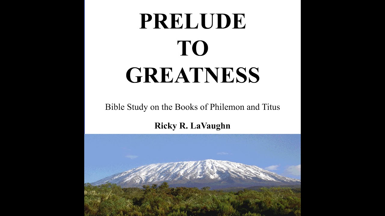 Prelude to Greatness – Audiobook Announcement - YouTube