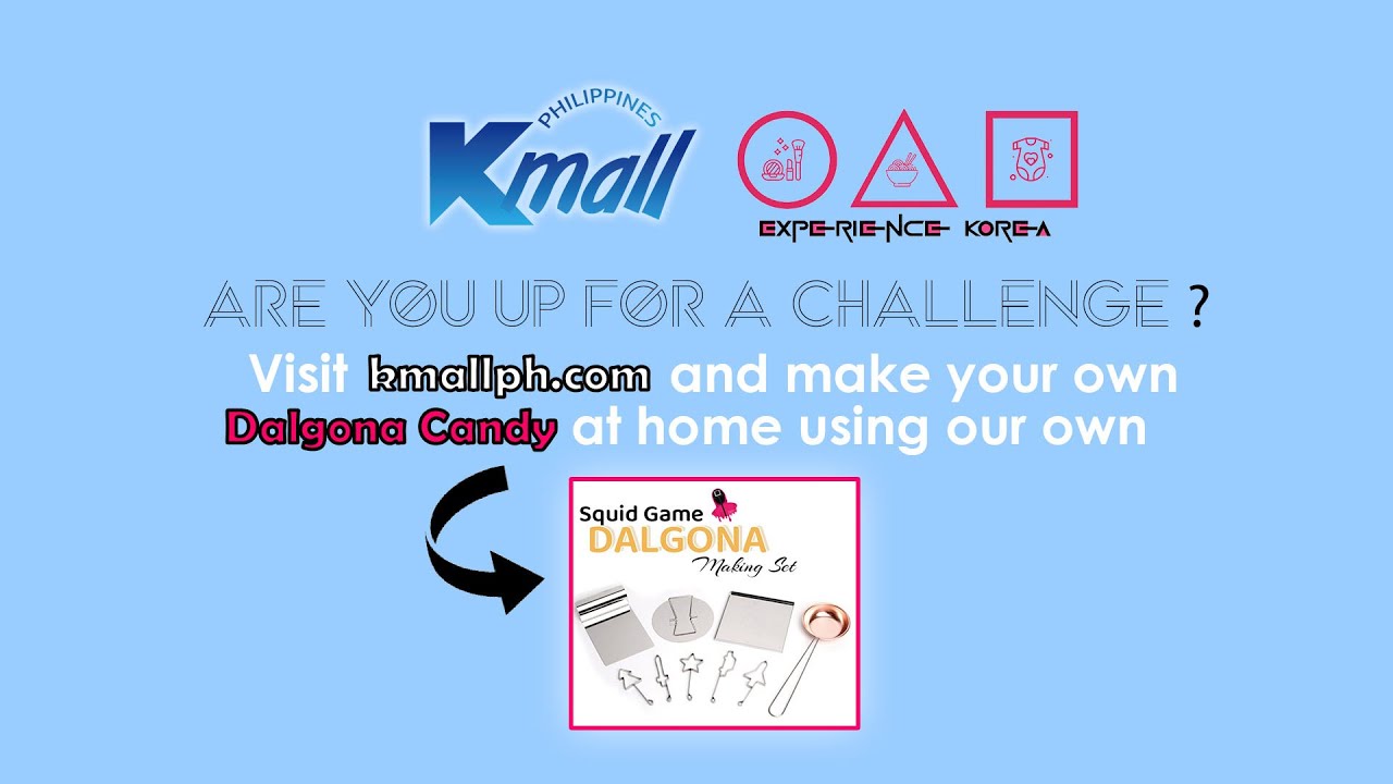 Are you up for a Dalgona Candy Challenge? | Kmall Philippines - YouTube