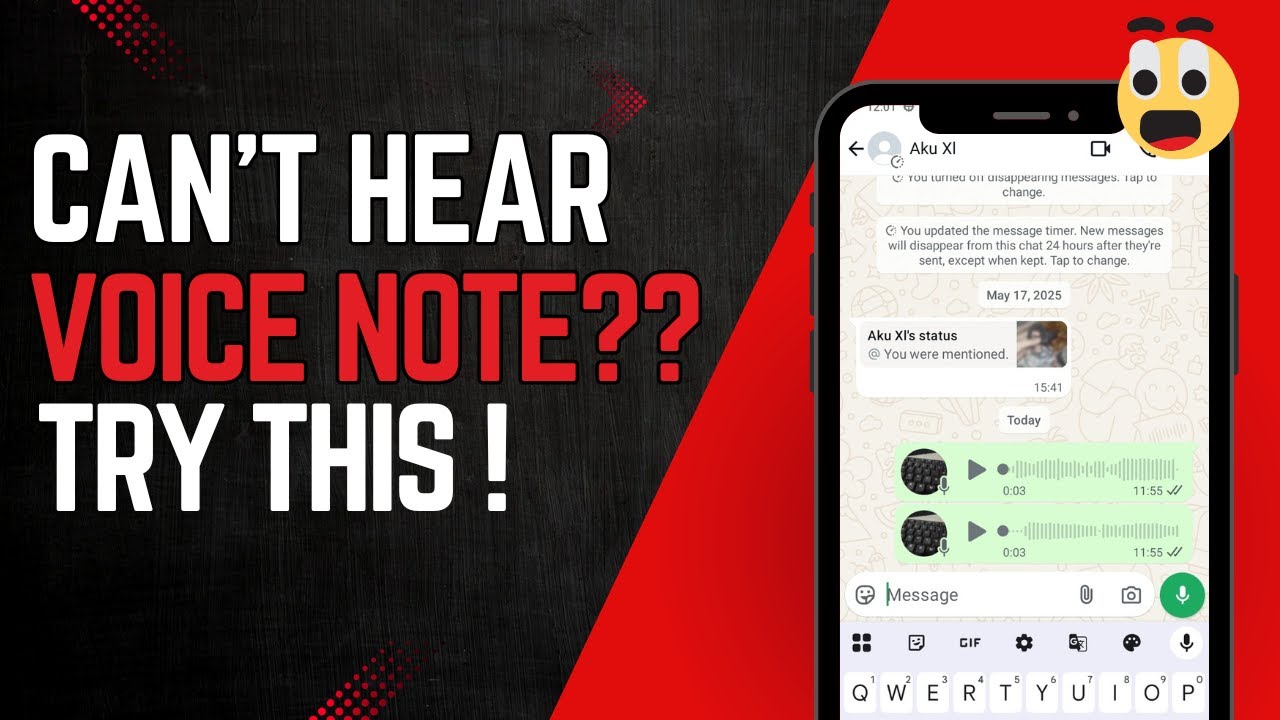 How to Solve WhatsApp Voice Note No Sound - YouTube