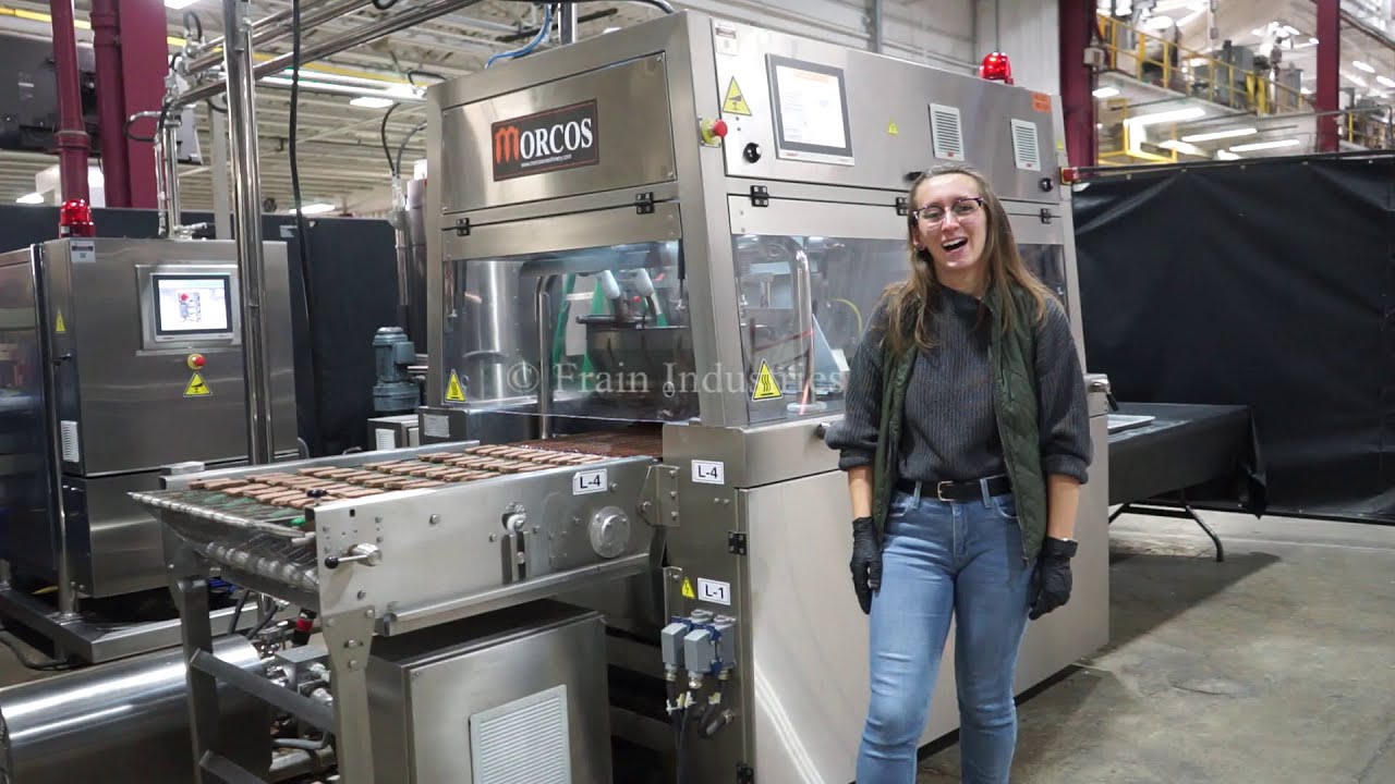 Morcos Chocolate Tempering And Enrobing System Demonstrations - YouTube