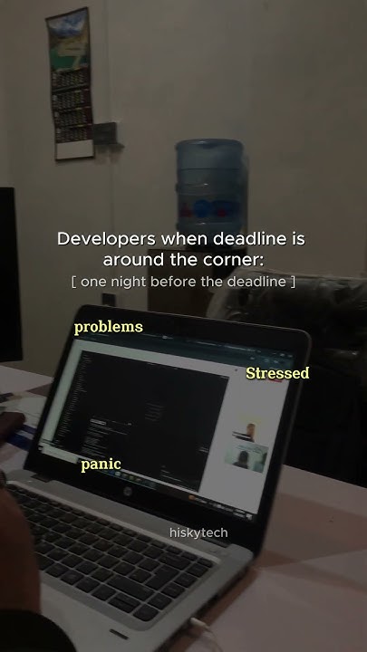 Developers when the deadline is over. #hiskytech #coding #programming - YouTube