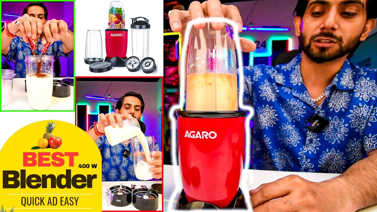 Best Blender In India Review 2024 | AGARO Regal Personal Blender Review ...