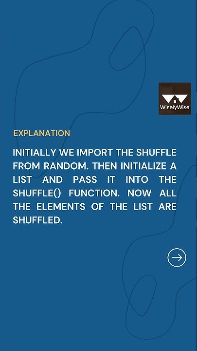 Python💻 Tips👍 And Tricks👌 79 Shuffle Elements In A List Shorts Youtube