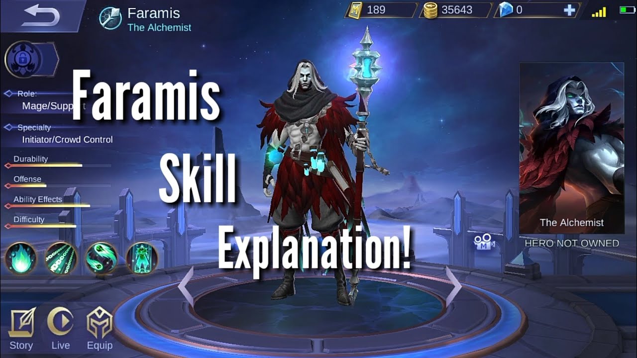 Faramis Skill Explanation | Mobile Legends - YouTube