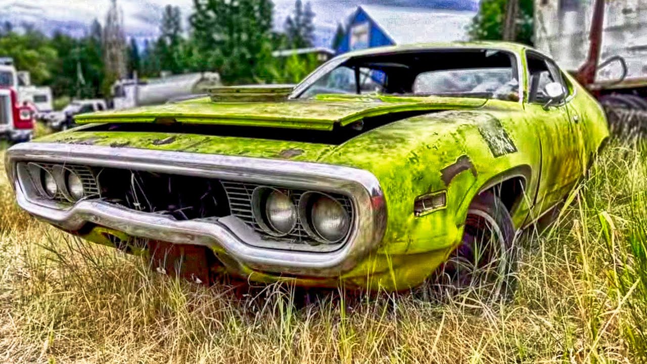Top 100 Abandoned Muscle Cars Around The World - The BEST Junkyard EVER ...