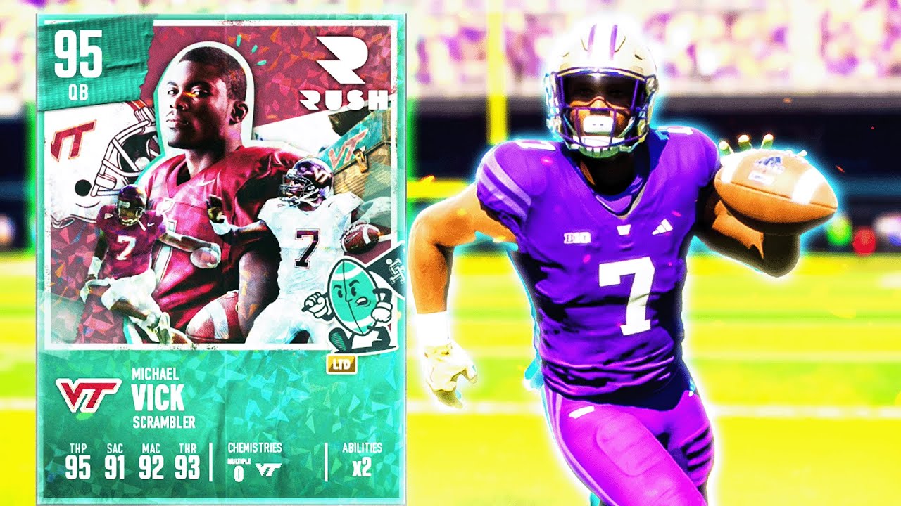 Michael Vick Is CRAZY FAST in College Football 25 - YouTube