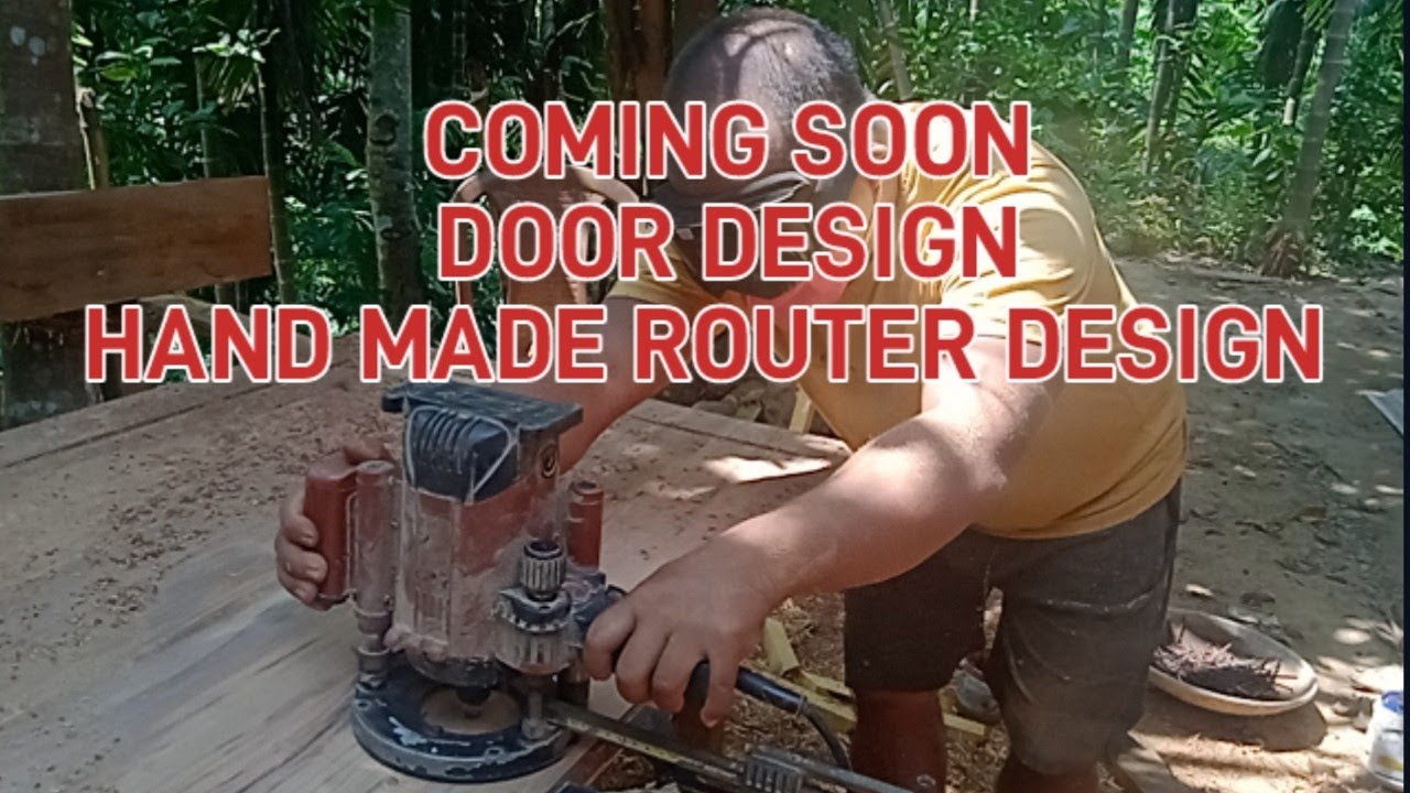 Door design||Hand made router design. - YouTube