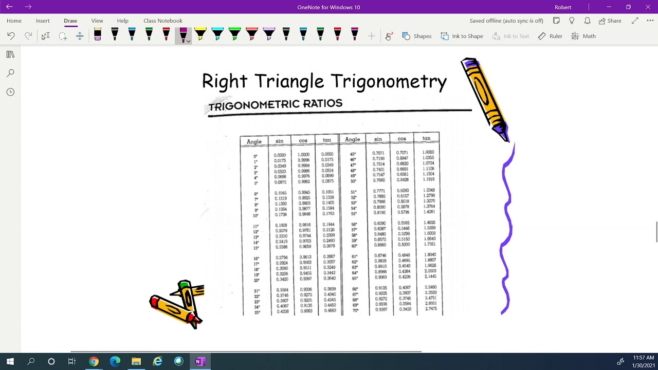 41 Lesson - Trigonometry (Right Triangles) - YouTube